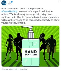 Can I Bring Hand Sanitizer on a Plane? (2022) - Med Kit Authority
